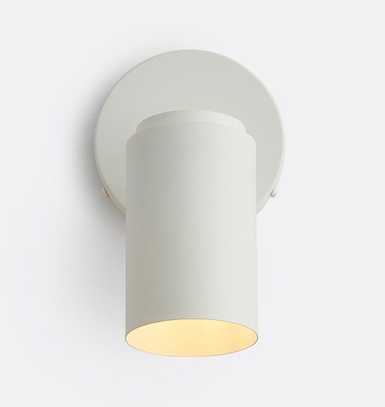 Paige 3-1/4" Articulating Flat Cylinder Wall Sconce | Rejuvenation