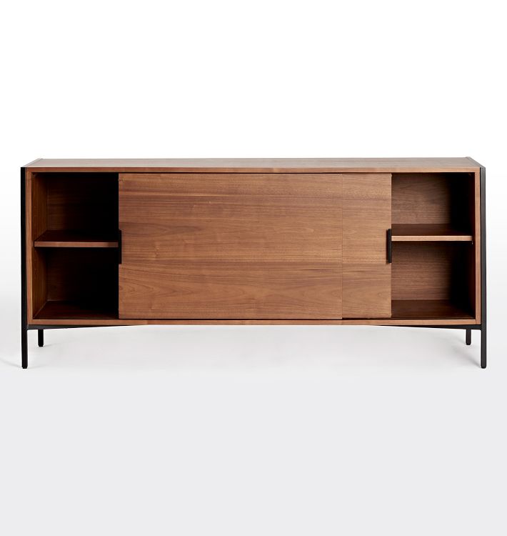 Burton Walnut Media Console | Rejuvenation