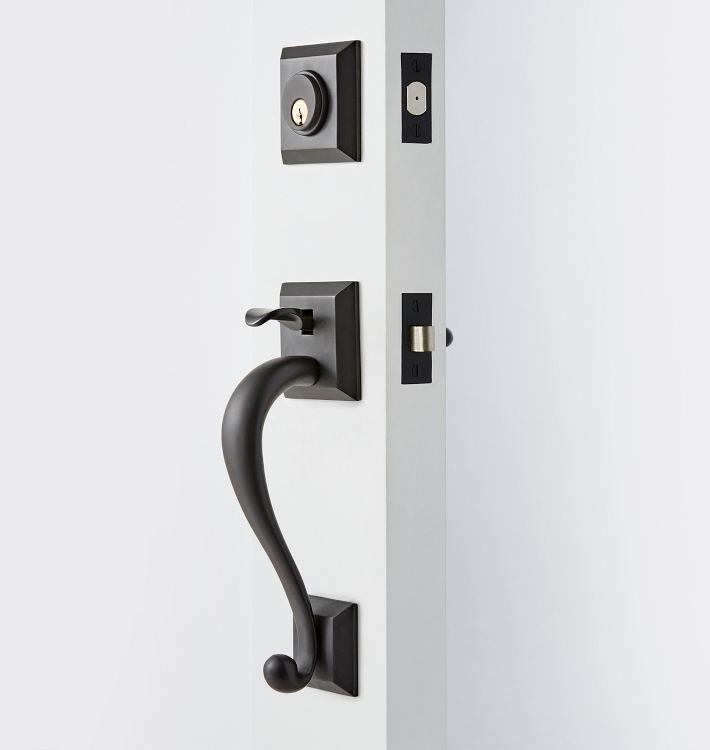 Coleman Octagonal Lever Exterior Door Hardware Tube Latch Set ...