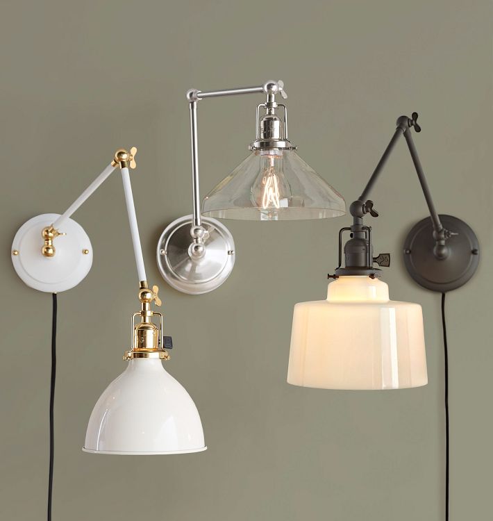 Imbrie Articulating Pin-Up Sconce | Rejuvenation