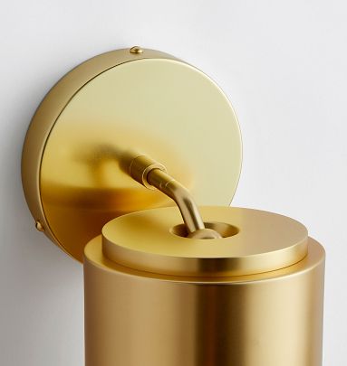 Paige 5" Articulating Flat Cylinder Wall Sconce | Rejuvenation