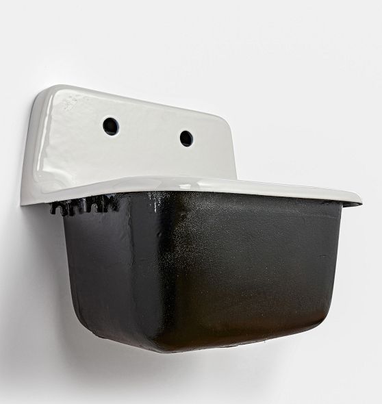 Grizzly Cast Iron Utility Sink with Drain | Rejuvenation
