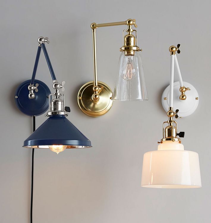 Imbrie Articulating Pin-Up Sconce | Rejuvenation