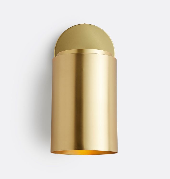 Paige 5" Articulating Flat Cylinder Wall Sconce | Rejuvenation