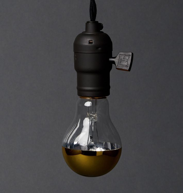 A19 Half Gold 60W Bulb | Rejuvenation