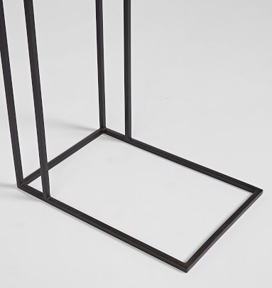 Burton Metal C-Side Table | Rejuvenation