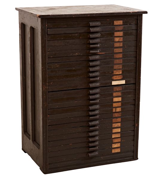 25-Drawer Hamilton Type Cabinet | Rejuvenation