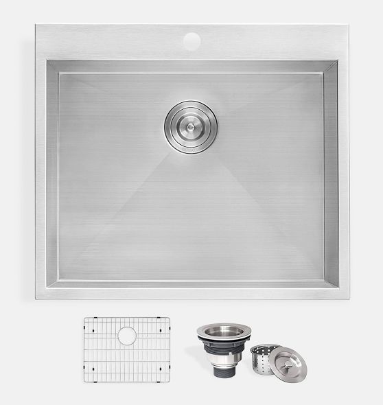 Forma Stainless Steel Single Utility Sink | Rejuvenation