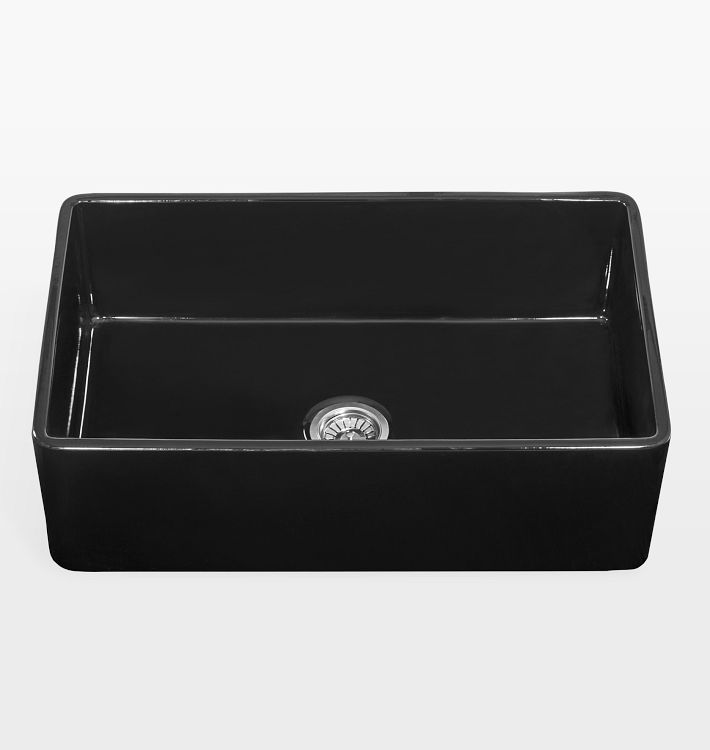 Fiamma Fireclay Single Farmhouse Apron Kitchen Sink | Rejuvenation