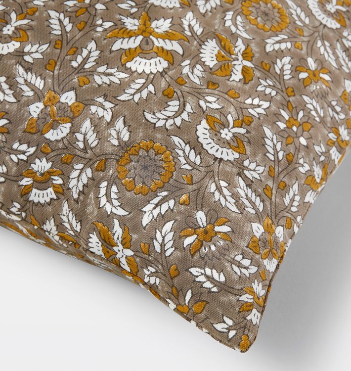 Botanical Block Print Pillow | Rejuvenation