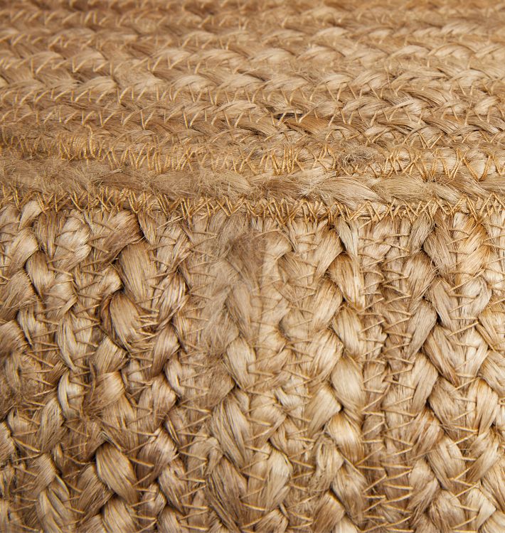 Jute Braided Pouf | Rejuvenation