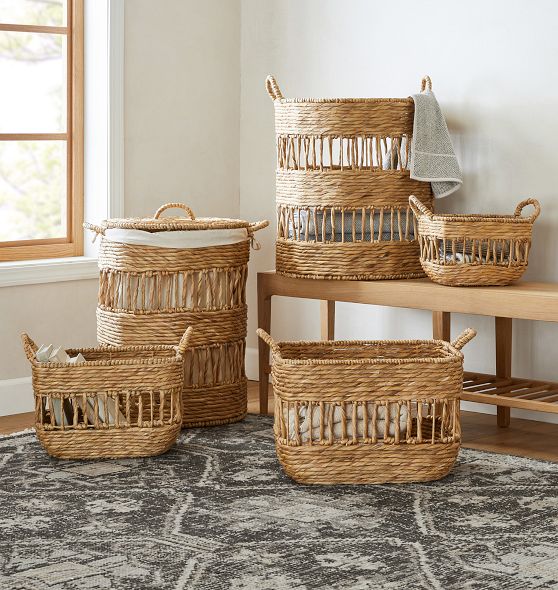 Sisley Rectangular Woven Basket | Rejuvenation