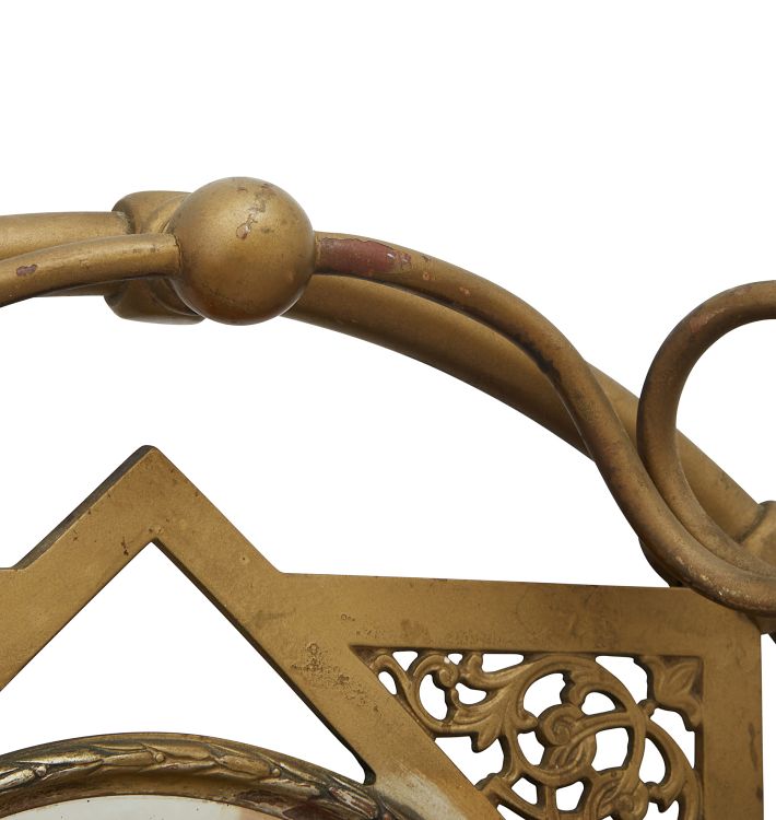 Extraordinary Victorian Painted Brass Mirrored Hook Rack Circa 1890S ...