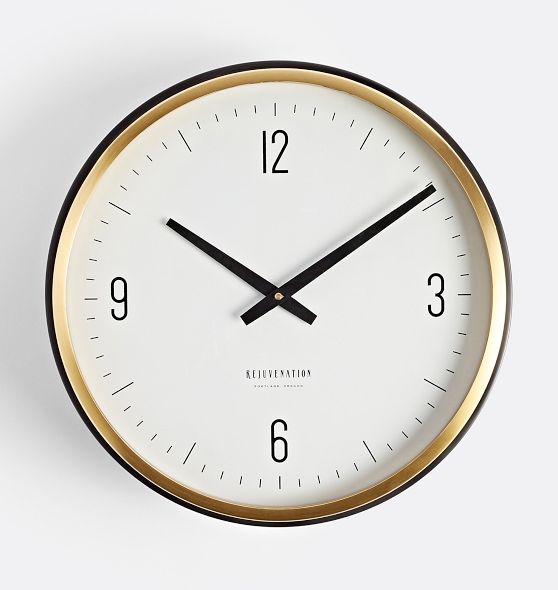 Mixed Finish Clock | Rejuvenation