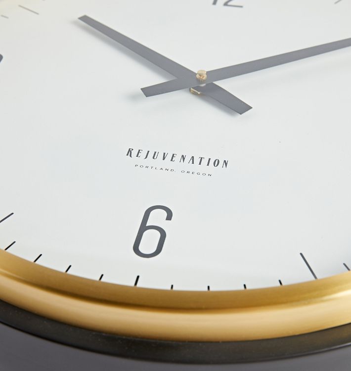 Mixed Finish Clock | Rejuvenation