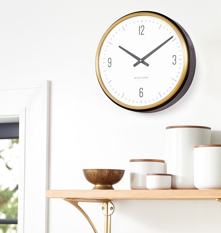 Mixed Finish Clock | Rejuvenation