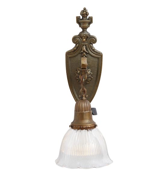 Pair of Classical Revival Sconces with Prismatic Shades | Rejuvenation