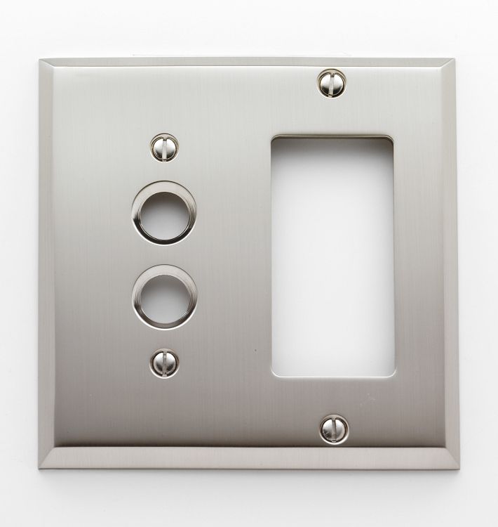 Lewis Push-Button GFCI Switchplate | Rejuvenation