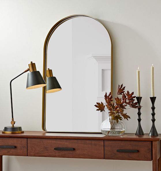 Deep Frame Arched Mirror | Rejuvenation