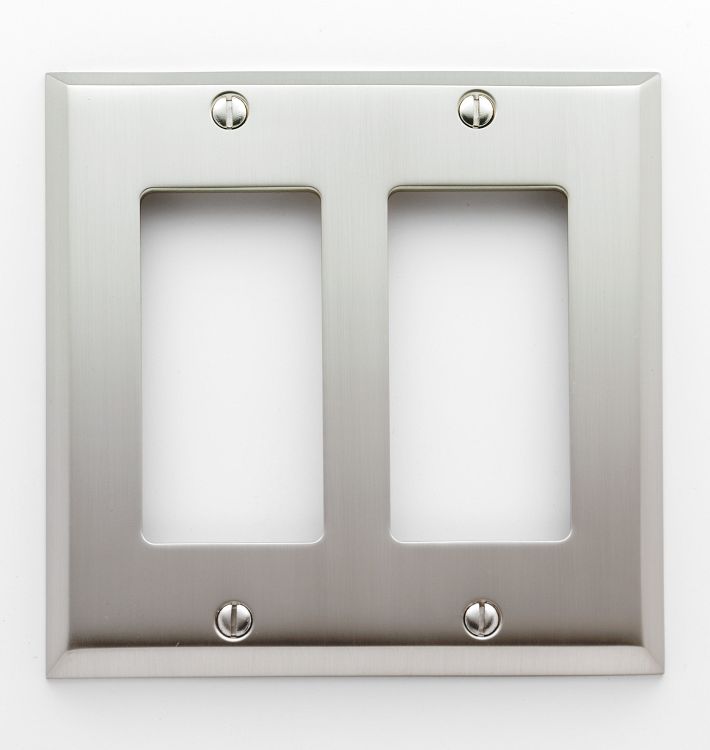 Lewis Double GFCI Switchplate | Rejuvenation
