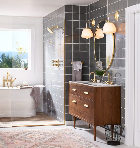 West Slope Thermostatic Shower Set with Handshower | Rejuvenation