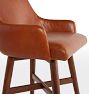 Dexter Swivel Leather Stool | Rejuvenation