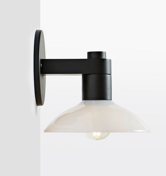 Crawford Glass Single Wall Sconce | Rejuvenation