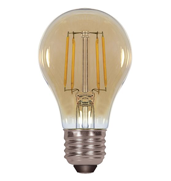 LED Filament A19 Amber 4.5W 40WE Bulb | Rejuvenation