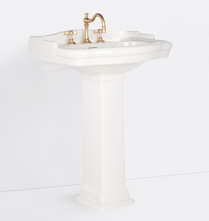 Extra Wide Pedestal Sink