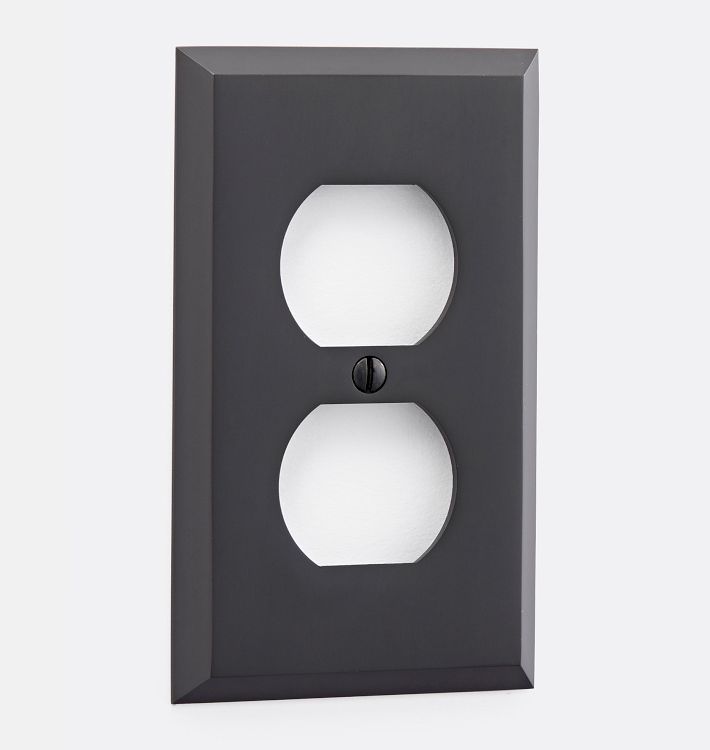 Lewis Single Duplex Outlet Switchplate | Rejuvenation