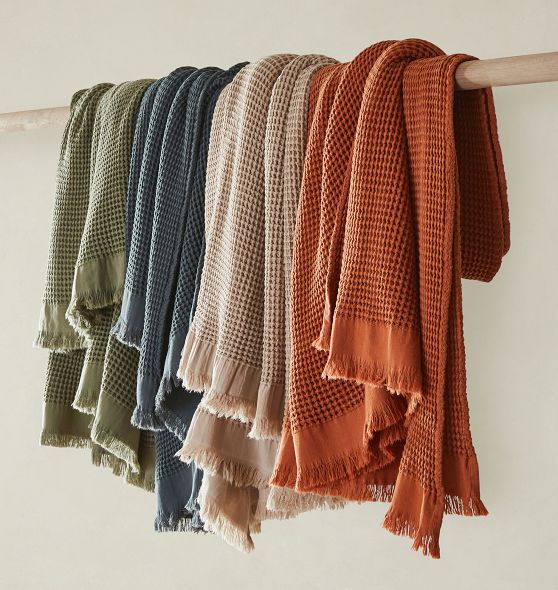 Waffle Knit Throw | Rejuvenation
