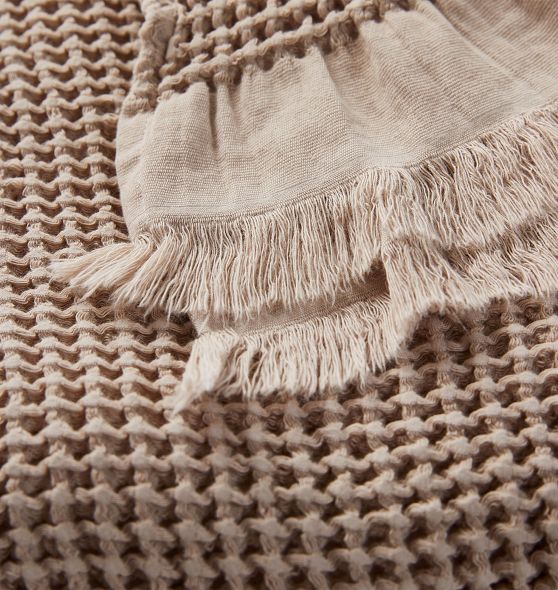 Waffle Knit Throw | Rejuvenation