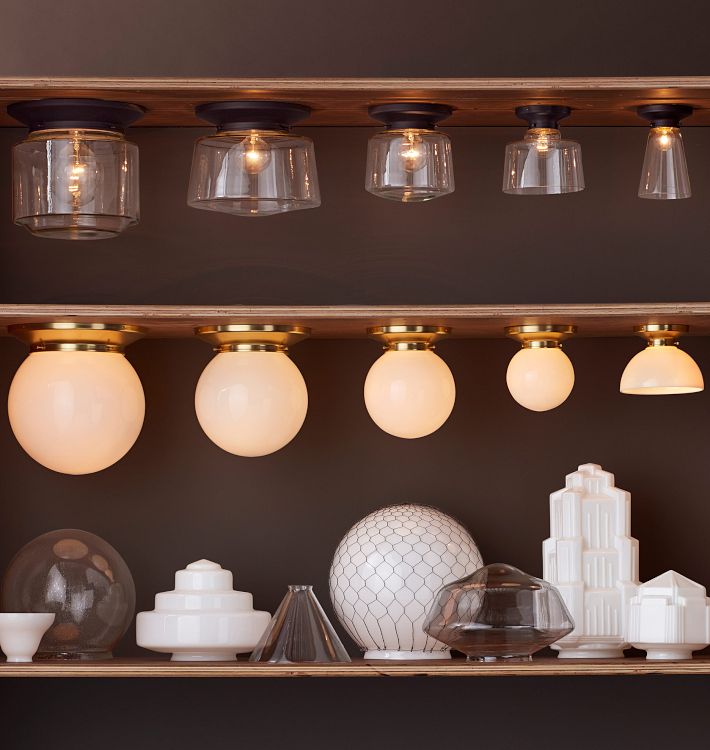 Foster 8in Flush Mount Fixture | Rejuvenation