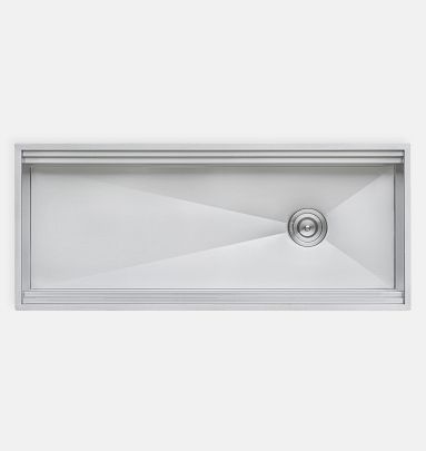 Catlan Stainless Single Workstation Kitchen Sink | Rejuvenation