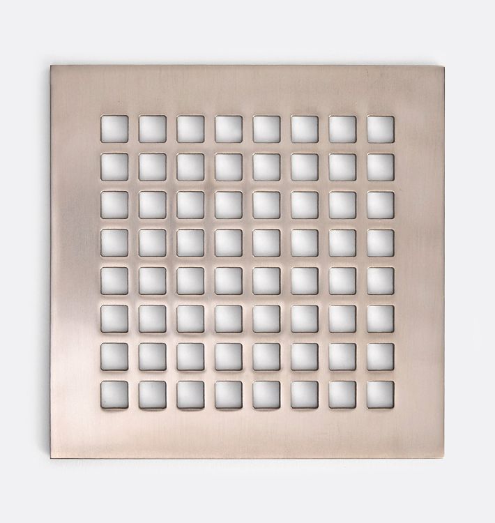 Contemporary Square Grille Shower Drain Assembly | Rejuvenation