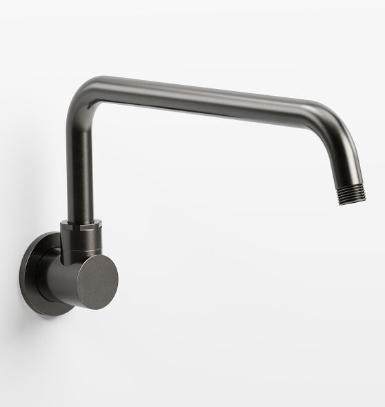 14" Wall Mount Offset Shower Arm | Rejuvenation