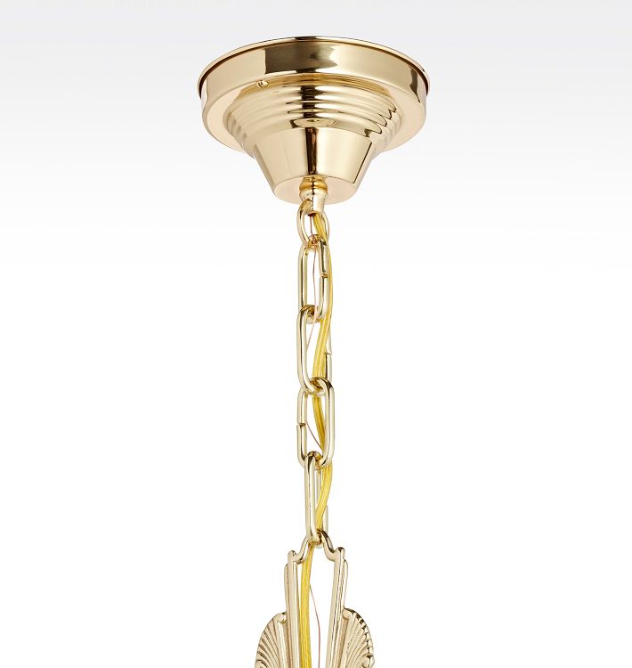 Hollywood 6" Fitter Winged Chain Pendant | Rejuvenation