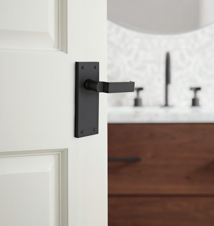 Tabor Lever Tube Latch Interior Door Set | Rejuvenation