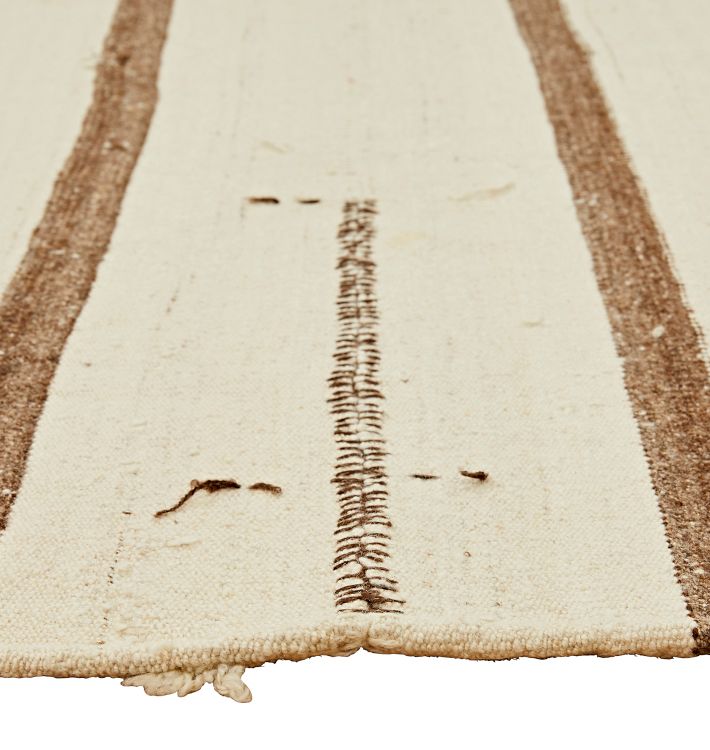 Turkish Goat Hair Striped Kilim | Rejuvenation