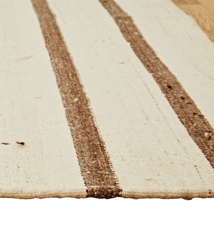 Turkish Goat Hair Striped Kilim | Rejuvenation