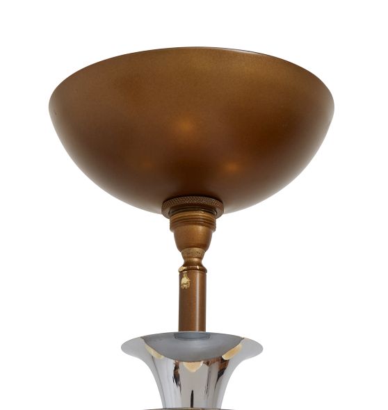 Vintage Art Deco 3-Light Cup Shade Chandelier | Rejuvenation