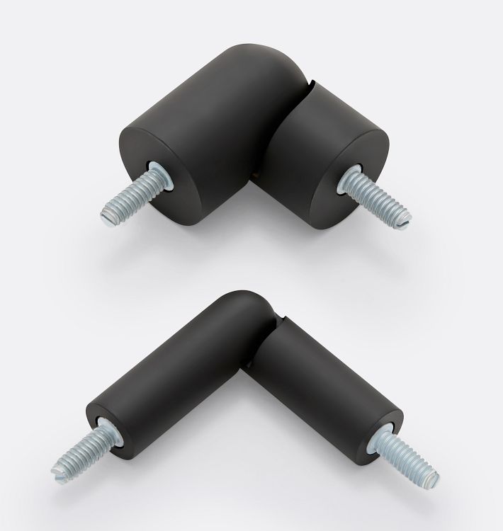 Drapery Pivot Corner Bracket | Rejuvenation