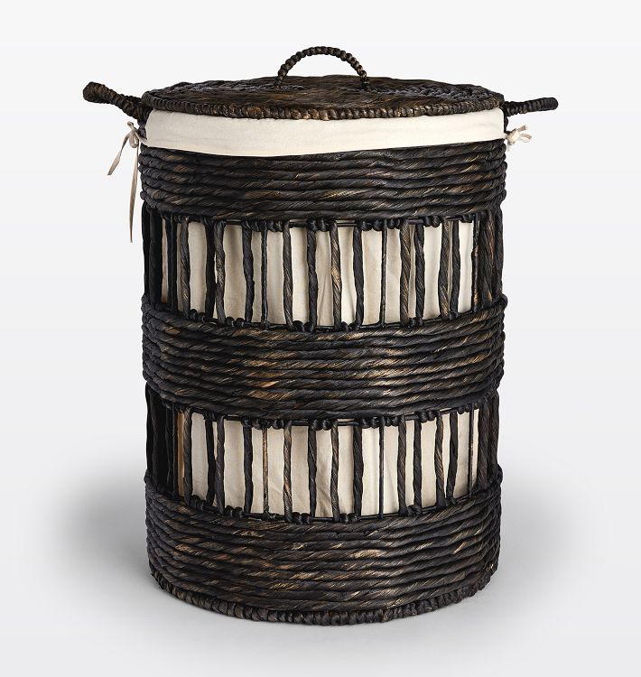 Sisley Tall Woven Hamper | Rejuvenation