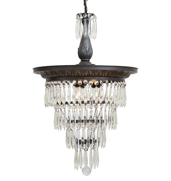 Vintage Classical Revival Tiered Crystal Chandelier | Rejuvenation