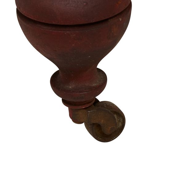 Vintage Four-Tier Victorian Mahogany Shelf with Casters | Rejuvenation