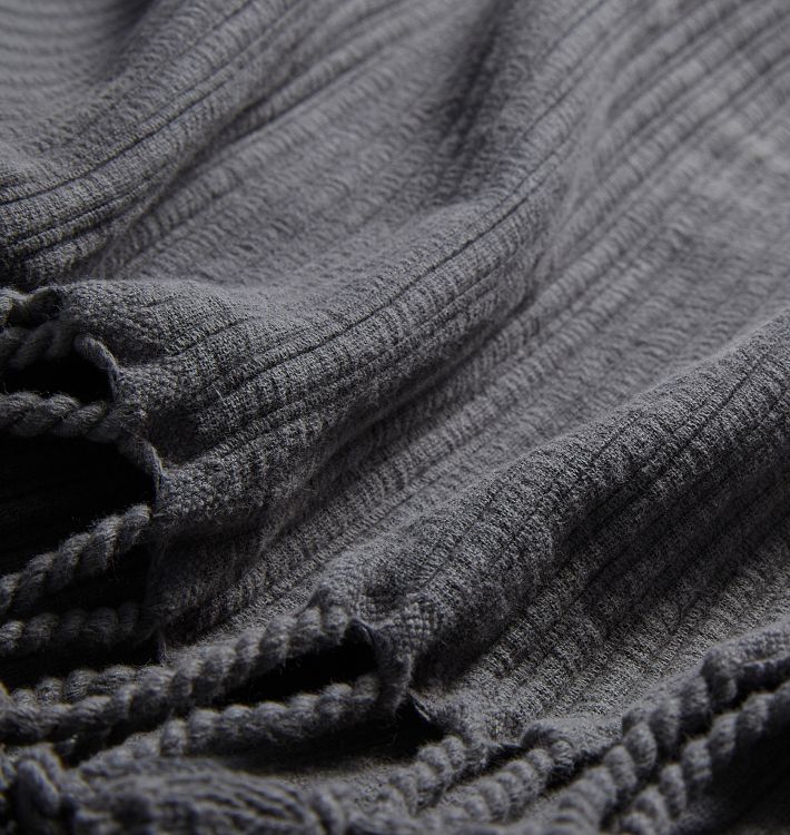 Organic Cotton Ribbed Throw | Rejuvenation