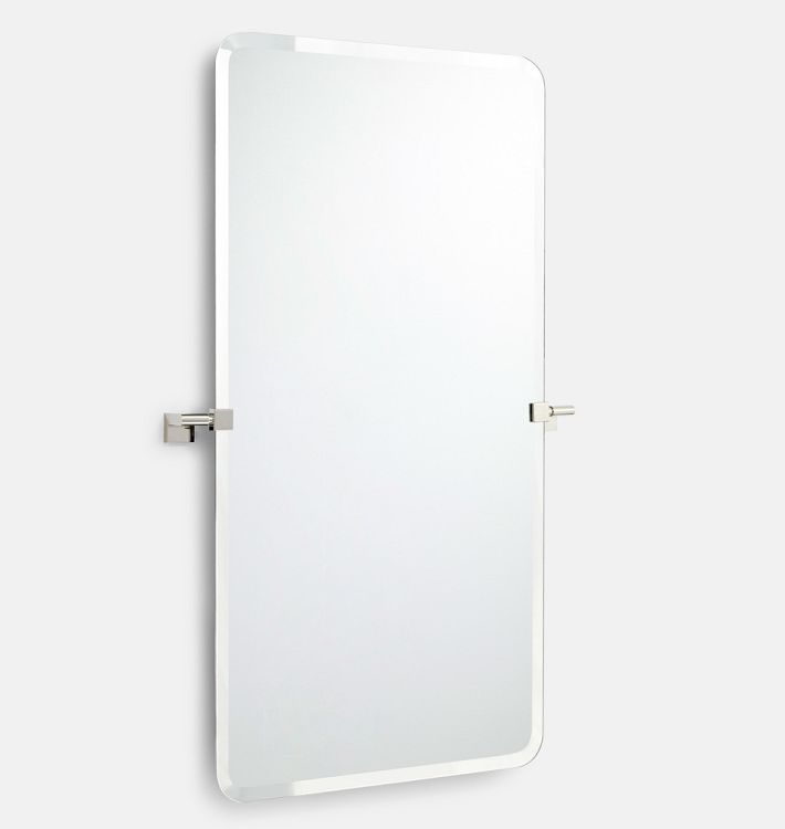Meadows Frameless Wide Rectangle Pivot Mirror | Rejuvenation