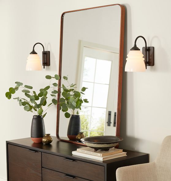 Bentwood Rounded Rectangle Mirror | Rejuvenation