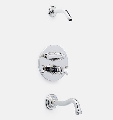Connor Lever Thermostatic Tub & Shower Set | Rejuvenation