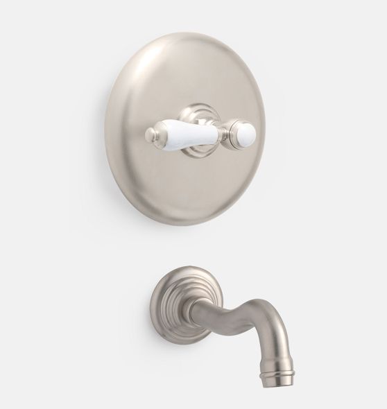 Connor Porcelain Lever Pressure Balanced Tub Filler | Rejuvenation